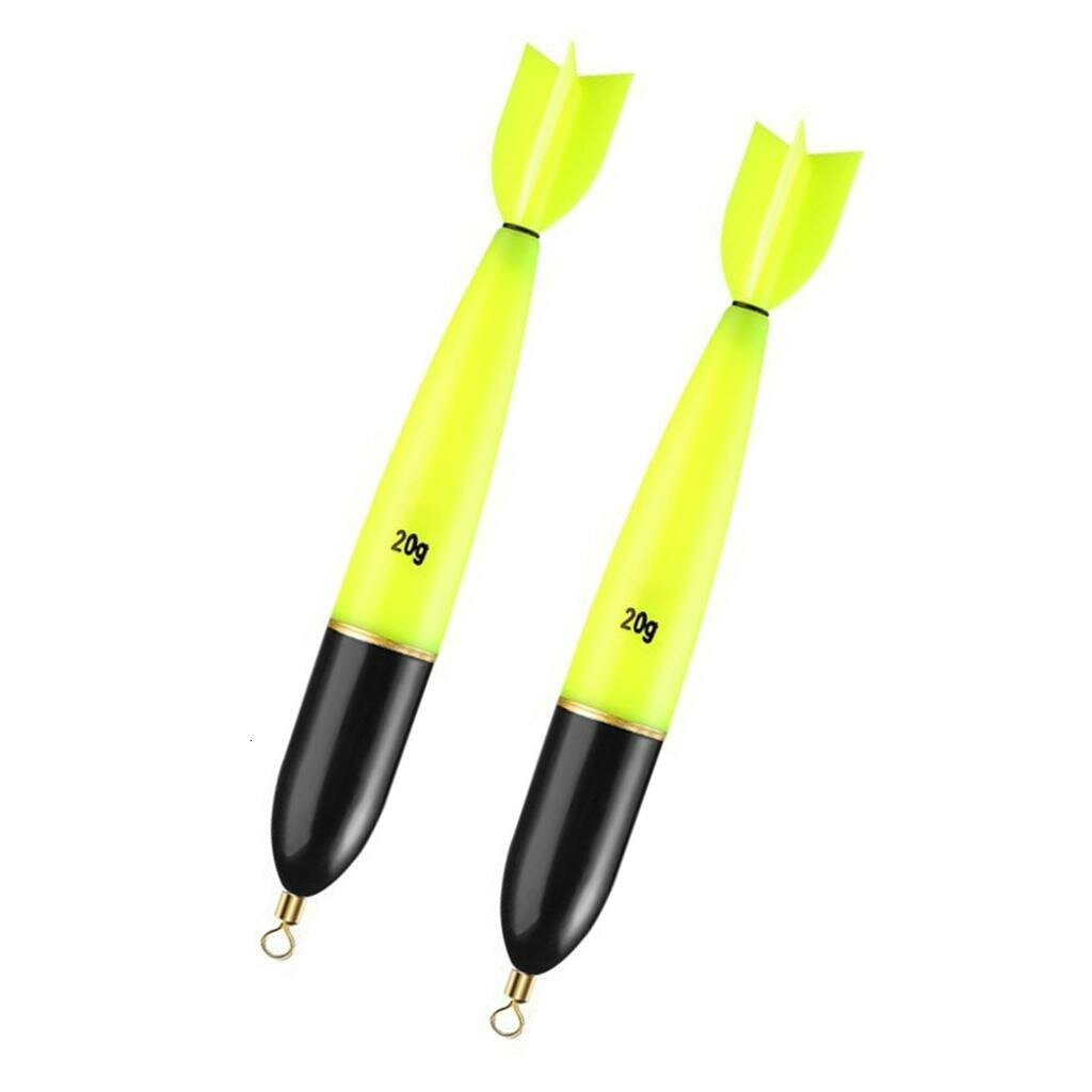 Электронный светящийся поплавок для ловли на камнях, 2 шт, 20 грамм