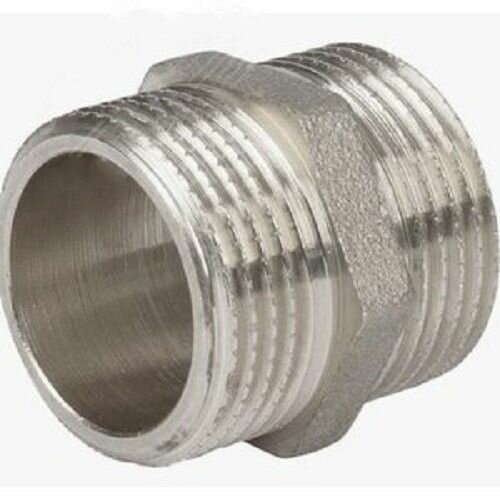 Ниппель Aquadeel НН, резьба 1/2", никелированный, латунный, соединительный