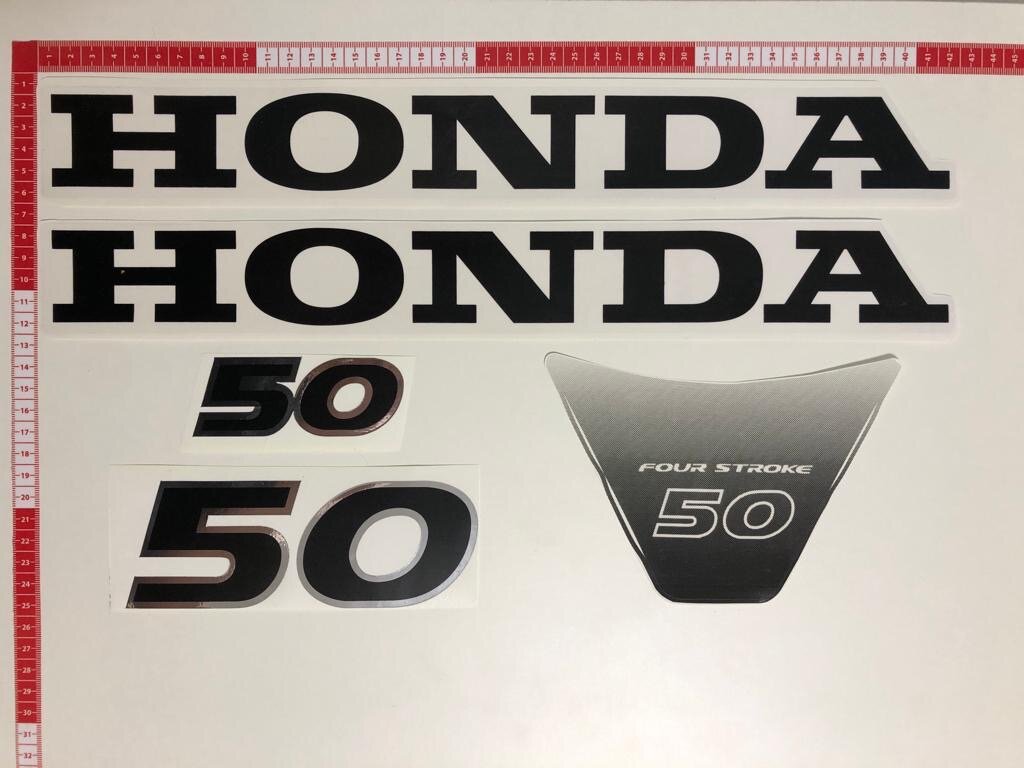 Наклейки JiPengxing, для лодочного мотора Honda 50 Four Stroke, 42 см x 6 см