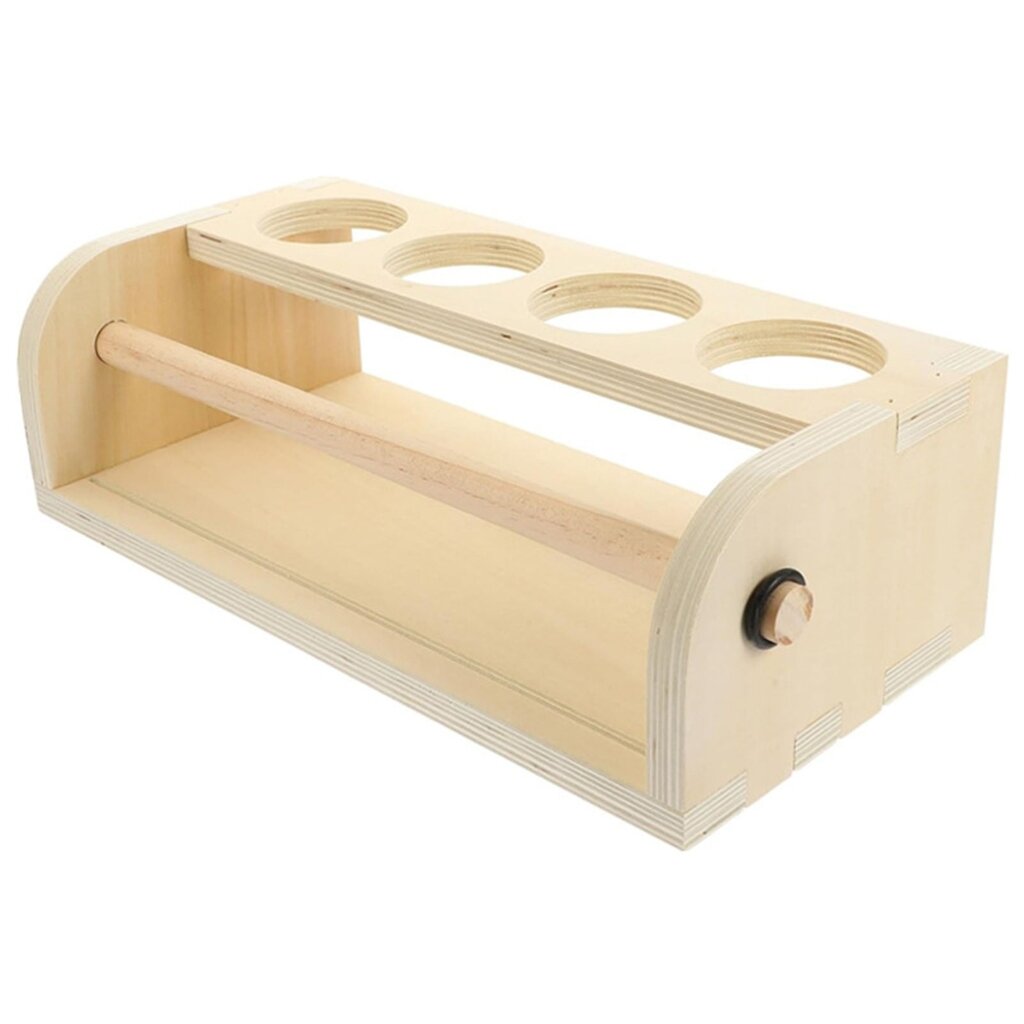 Диспенсер для Рулонов Бумаги Wood Art Для Детского Рисования и художественных Поделок Настольный Органайзер для Рулонов Бумаги шириной 12 дюймов