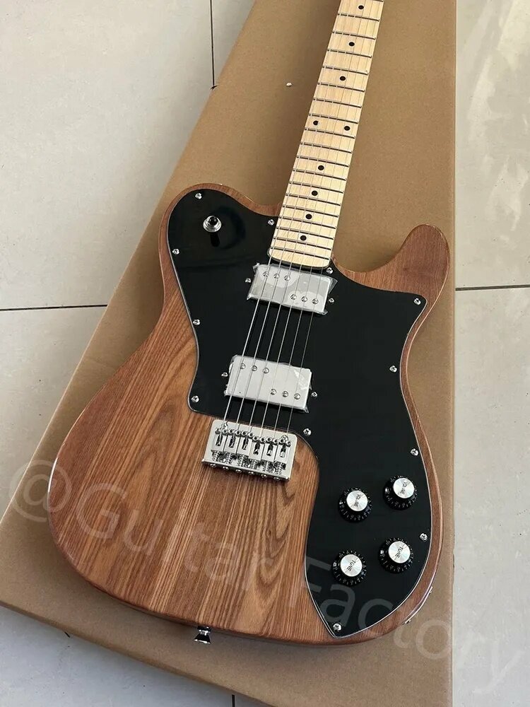 GLAT Электрогитара Классическая Telecaster 6-струнная, корпус Вяз