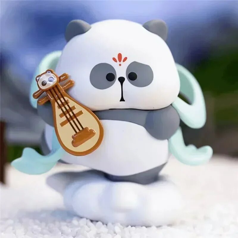 Фигурка панды с пипой Luo Jiujiu, Цвет: D