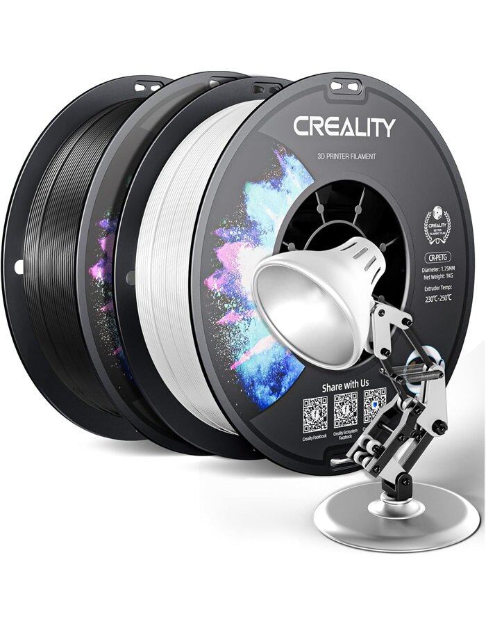 Филамент CREALITY CR-PETG 1.75мм — низкая усадка, химическая стойкость, оригинал без БФА для FDM-принтеров
