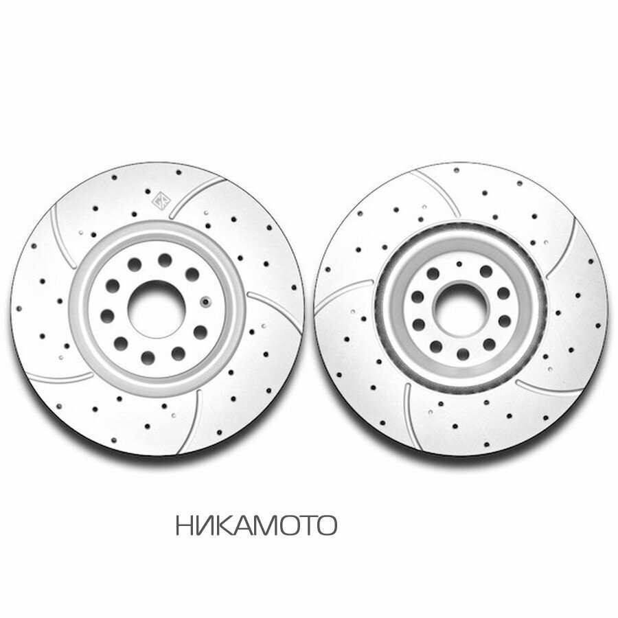 GERAT DSKF151P Диск тормозной VAG A3/Q3/GOLF/PASSAT/TIGUAN 08- (в упак. 2шт) перед.
