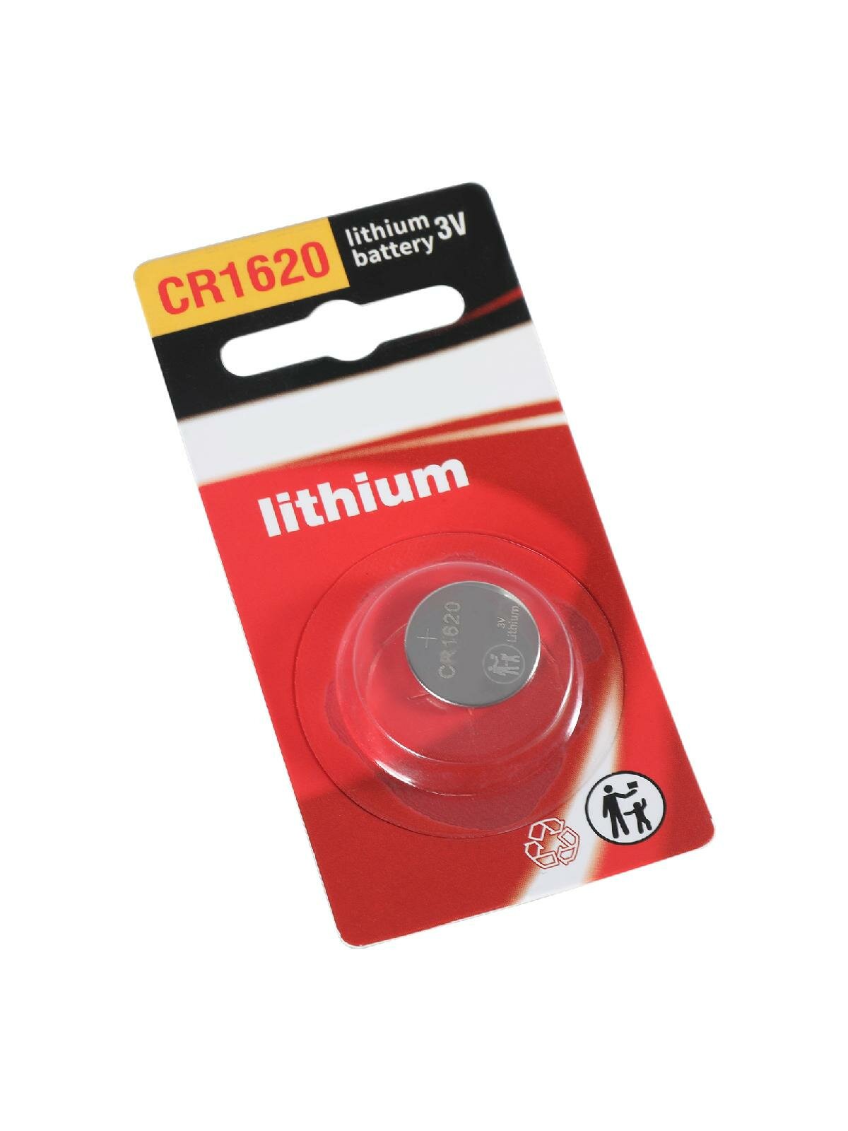Литиевая батарейка CR1620 3V для монет 1 количество для часов и фитнес-устройств