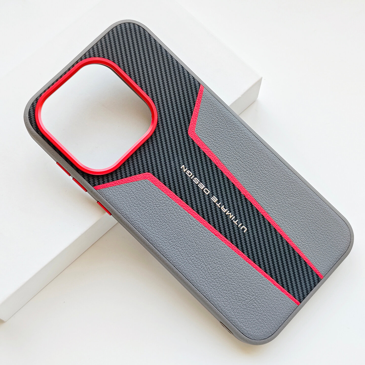 Чехол для OnePlus 15/Оне Плас 15, soft touch, чехол-кардиомонитор, искусственная кожа, поликарбонат (PC), защита камеры, ударопрочный, усиленные углы, OnePlus, OnePlus 15, gray,
