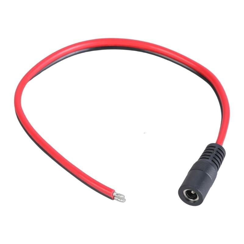 Кабель с разъёмом DC 5.5×2.1 мм (гнездо), 30cm