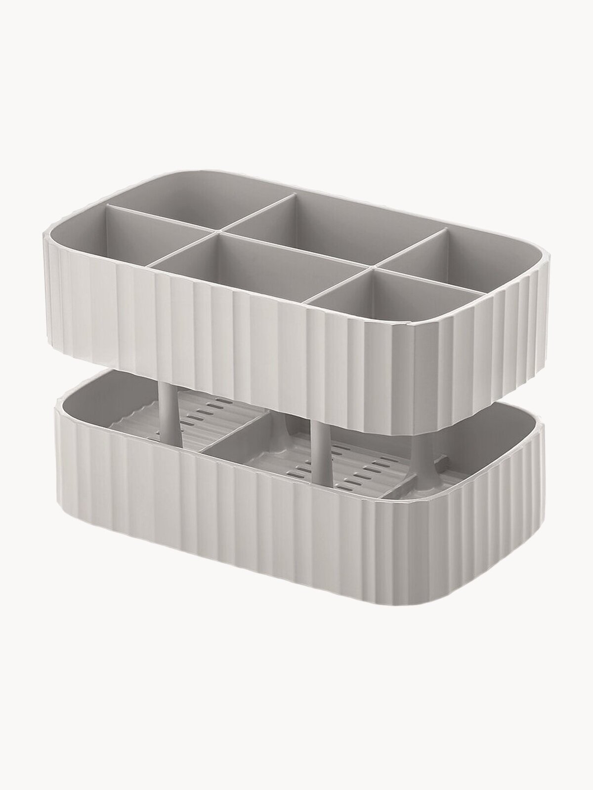 Сушилка для столовых приборов Drain&Safe серая