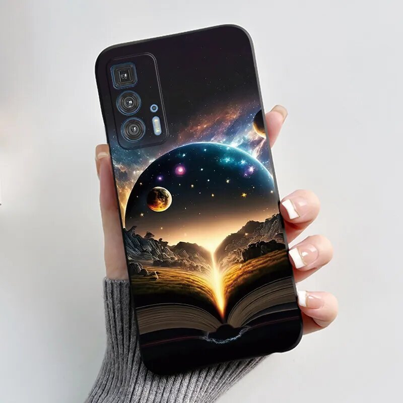 Модный стильный черный чехол для Motorola Moto Edge 20 Pro/Motorola HEI-TPU248, Moto Edge 20 Pro