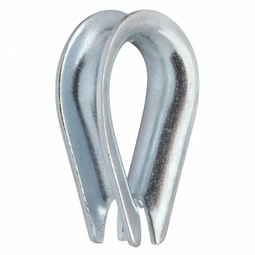 Коуш DIN 6899 4мм покрытие цинк Крепдил