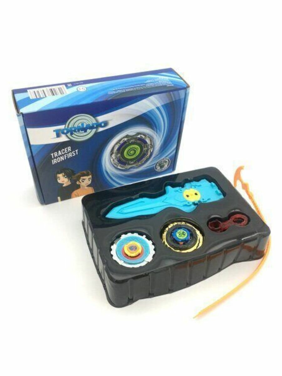 Набор Битва волчков CB-71 2 Волчка+Пускатель Tornado Gyro Combat Battle Set 8+