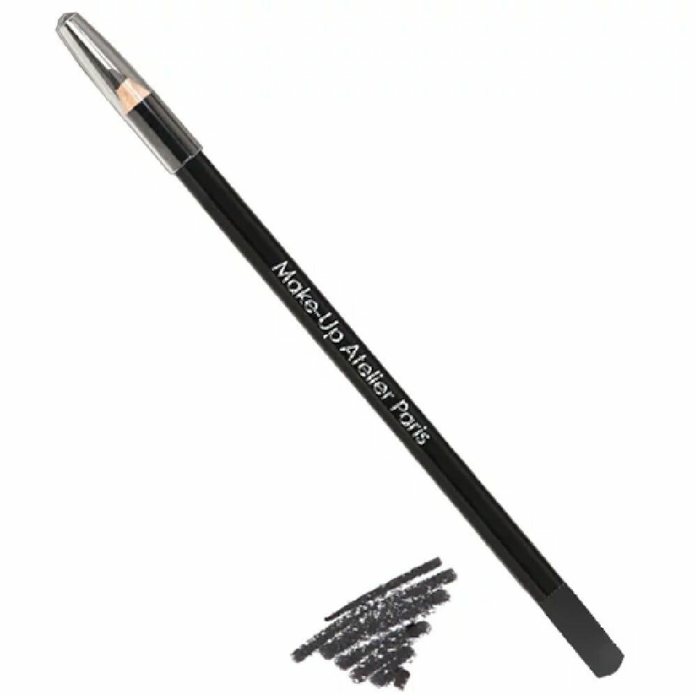 Карандаш для глаз Make-up Atelier Paris, C10L, черный, восковый