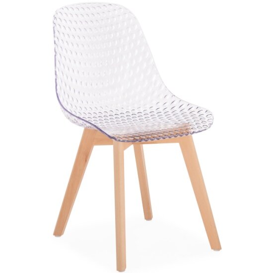 Стул обеденный Woodville Vart clear / wood