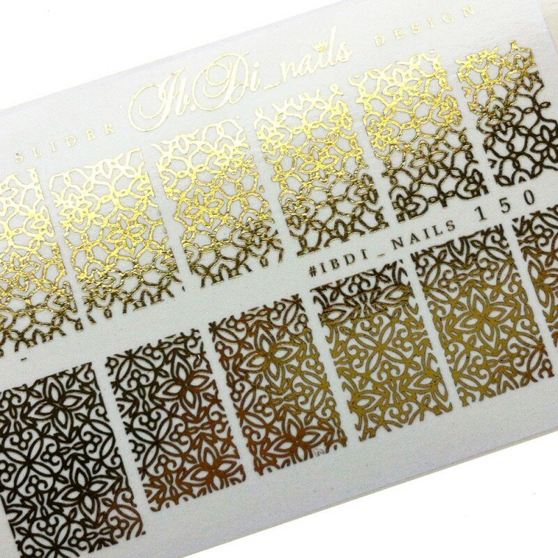 Фольгированный слайдер ibdi FOIL №150 (золото)