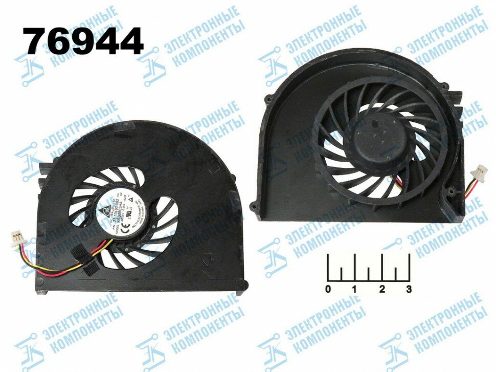 Вентилятор 5V 0.38A для ноутбука Dell