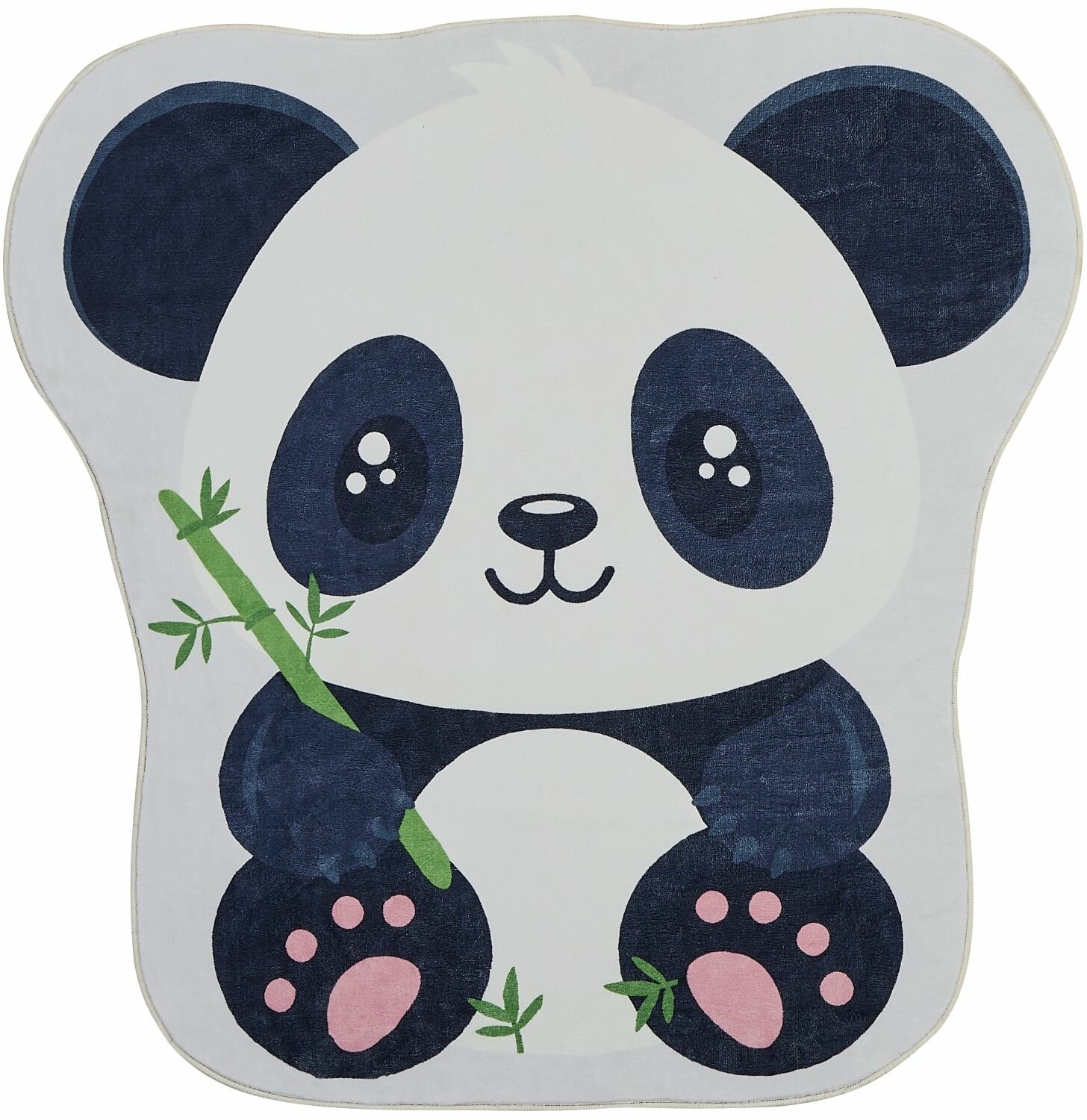 Коврик детский прикроватный Kindora VA-18 "Милашка панда" 100x100см