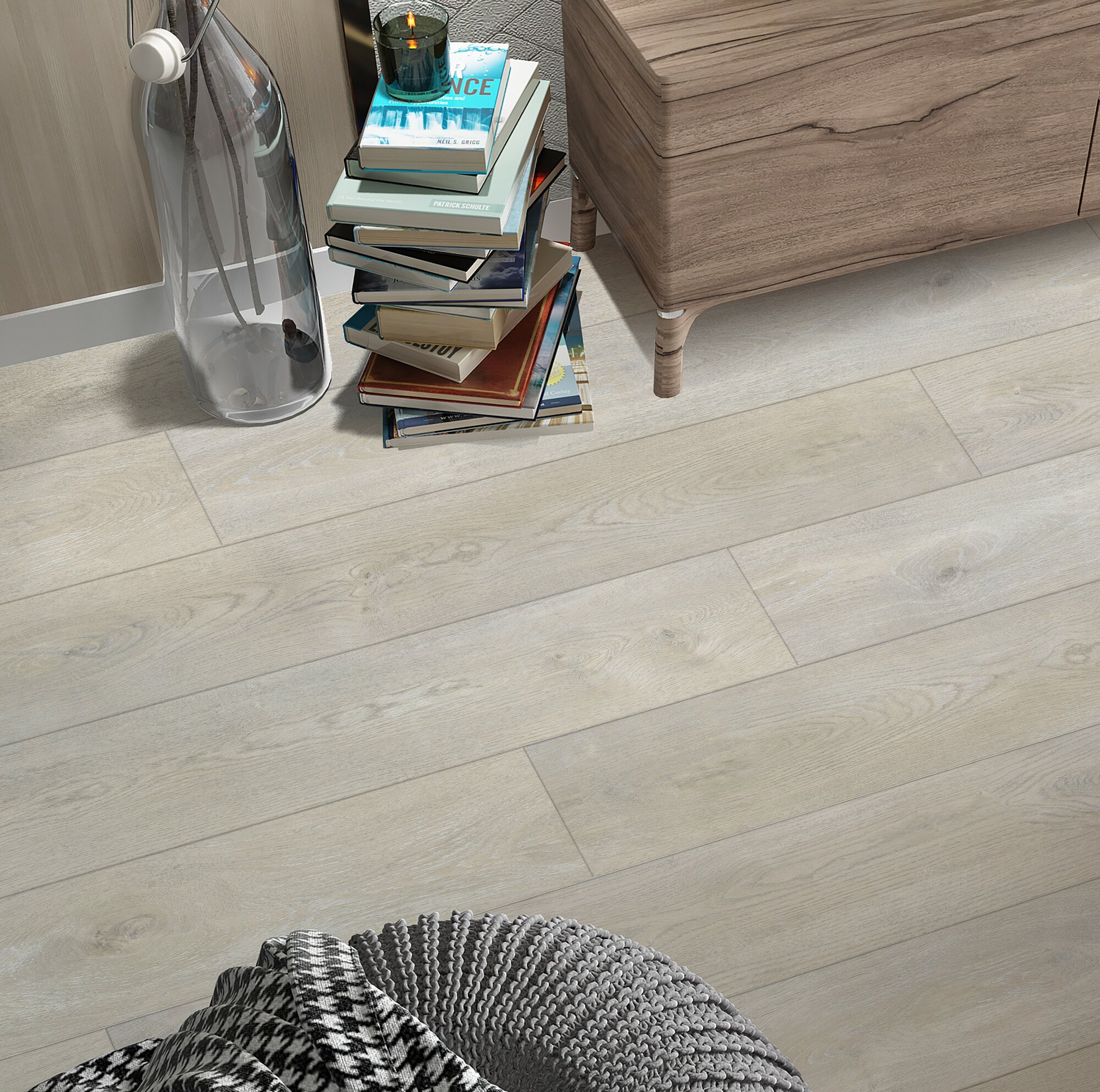 Кварц виниловый ламинат Floorwood Genesis Дуб Элрут 43 класс 5 мм с подложкой ( 2,4 кв. м.)