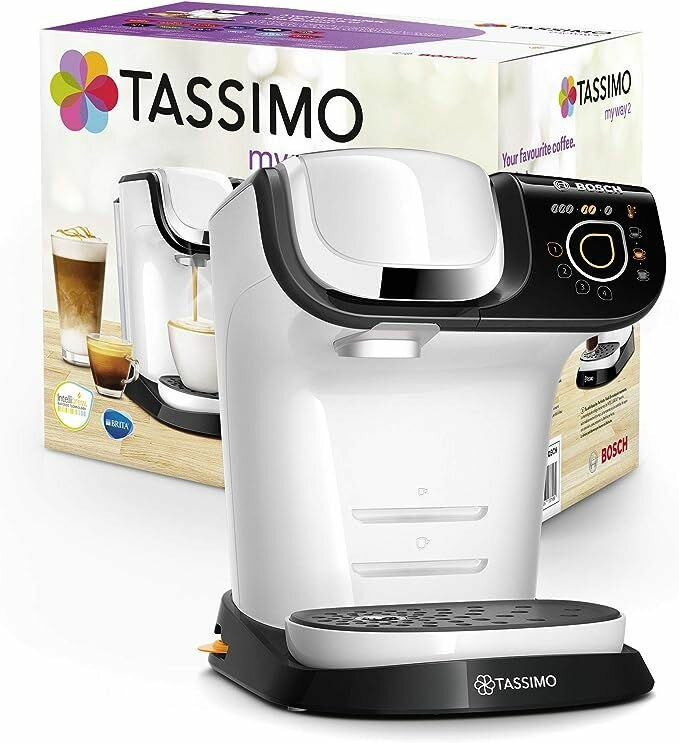 Капсульная кофемашина Bosch Tassimo My Way 2 TAS6504 1500 Вт, белый