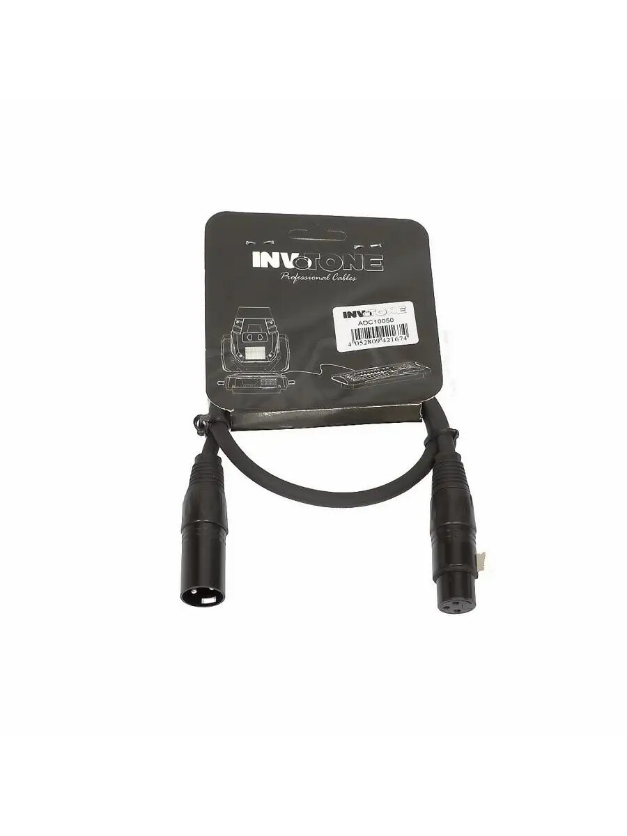 Кабель DMX с разъемами XLR(папа) - XLR(мама) ADC10050