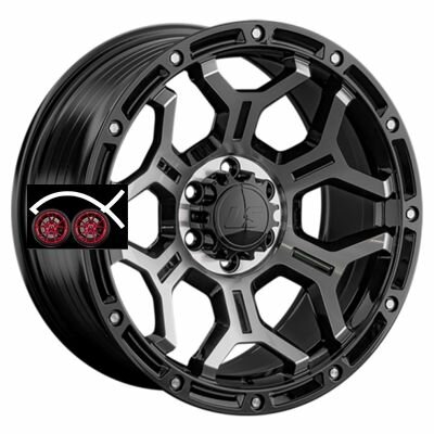 Колесный диск LS FlowForming RC68 9x17 6x114.3 ET25 D67.1 черный