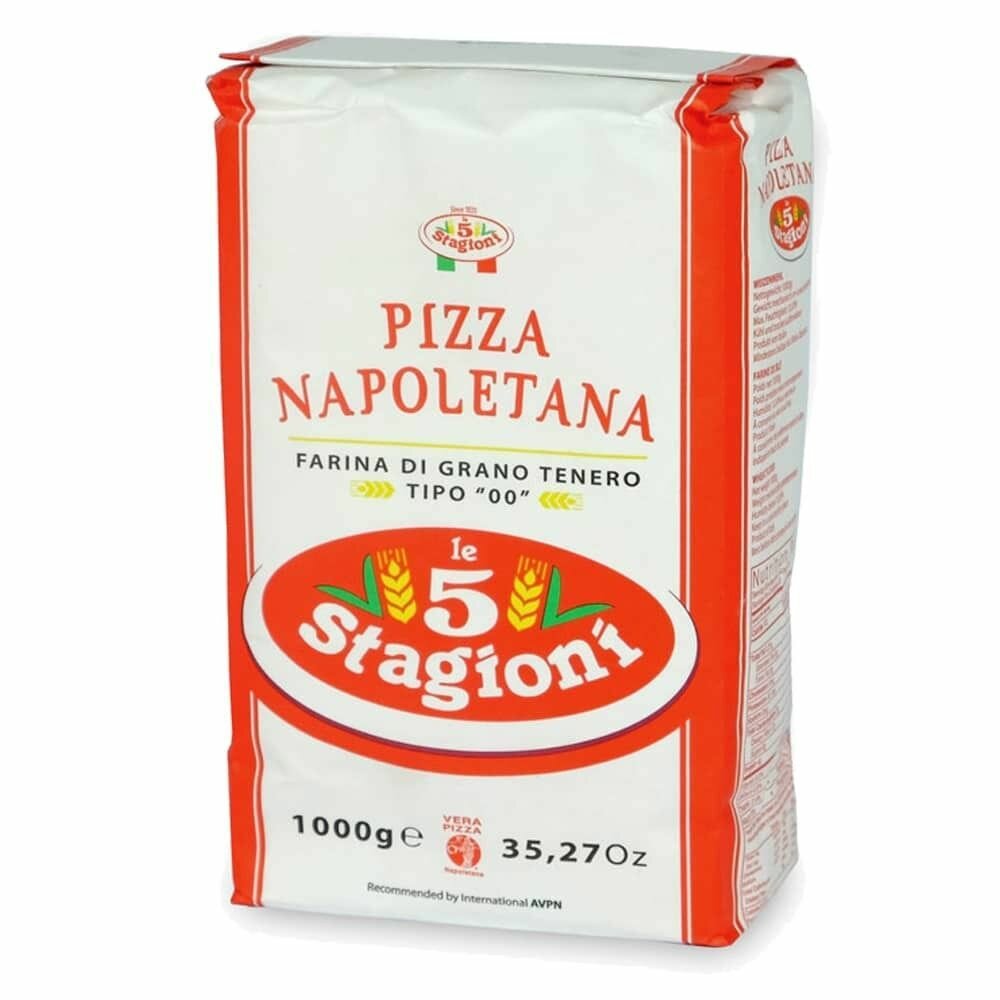 Мука Le 5 Stagioni из мягких сортов пшеницы типа 00 "Пицца Наполетана", Италия, 1 кг