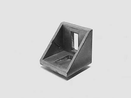 Угловой алюминиевый соединитель 40х40L, паз 10 / 5шт / соберизавод