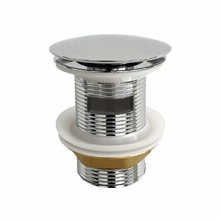 Донный клапан Ceramicanova CN2000CHx click-clack хром с переливом