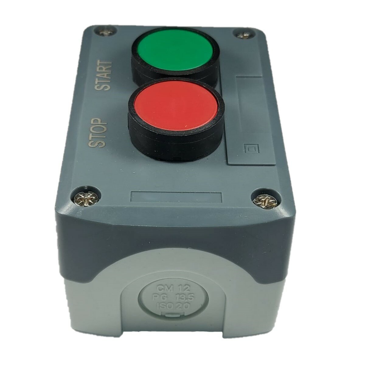 Пост кнопочный Briswik ПКУ 21Е-121-65 УХЛ2 КМЕ4610зел, КМЕ4601кр, IP65 без сальника