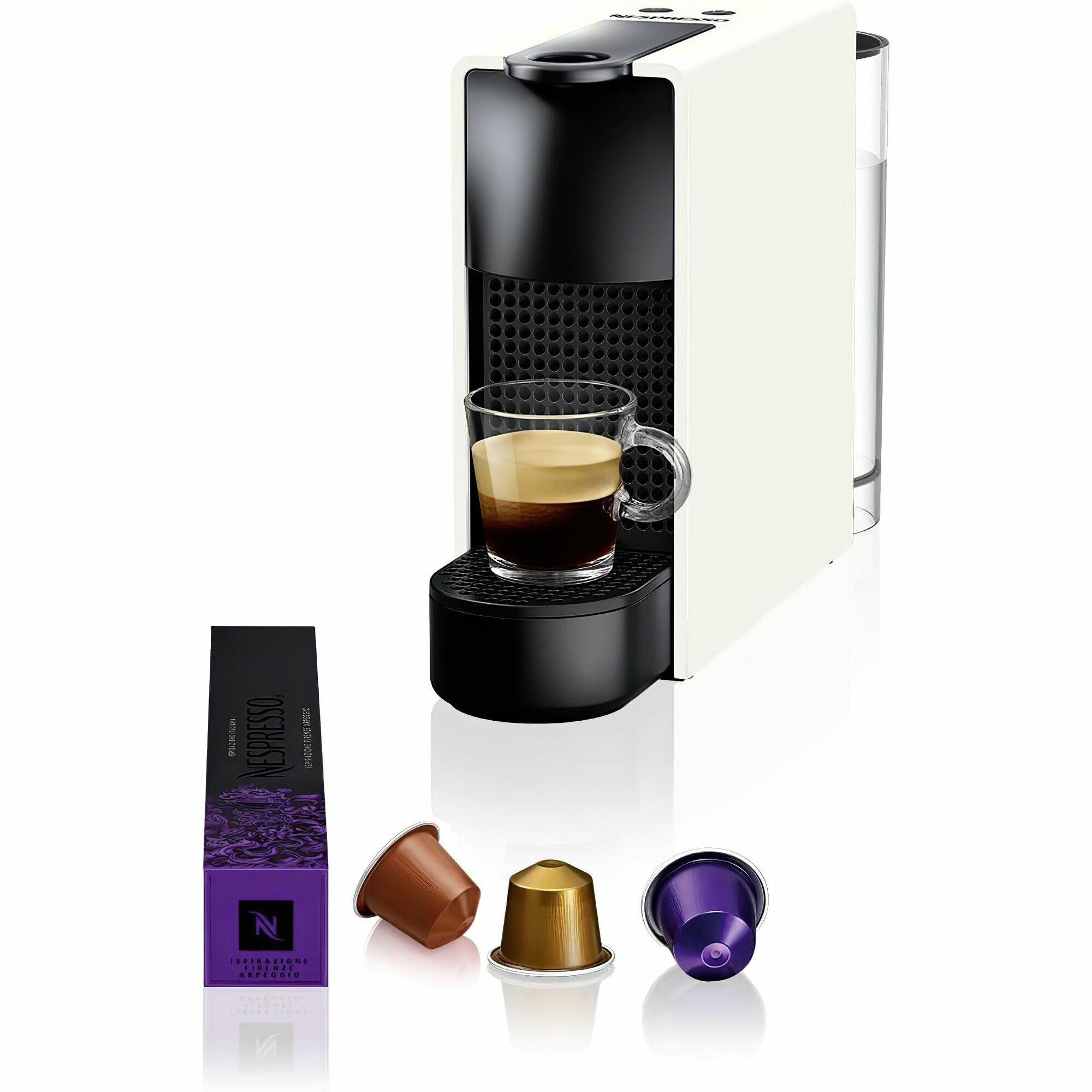 Nespresso Капсульная кофемашина Nespresso Essenza Mini C30 White, белый