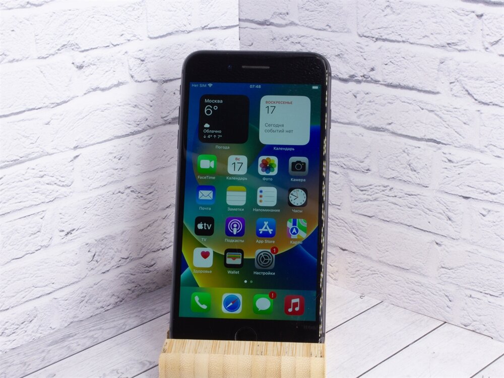 Смартфон Apple iPhone 8 Plus 64 ГБ MQ8T2LL/A, 1 SIM, черный