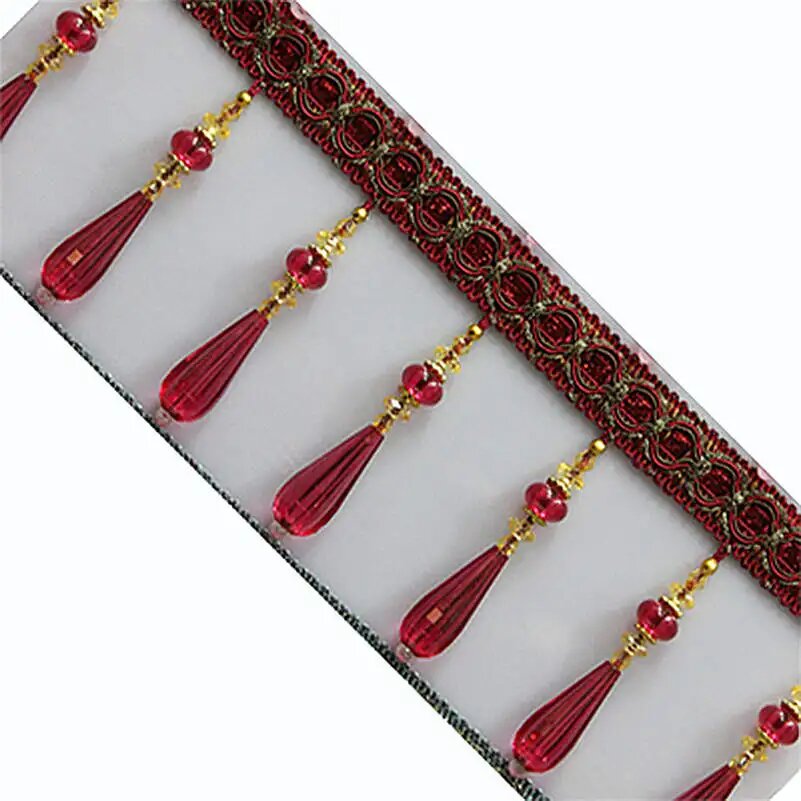 Хрустальная бахрома из полиэстера 1 метр 9