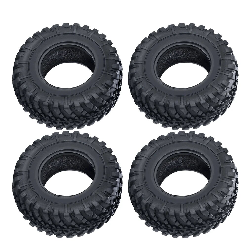 YEAHRUN Мягкие резиновые шины 38 мм/42 мм 4 шт. для Kyosho Jimny 1/18 4Pcs 38mm