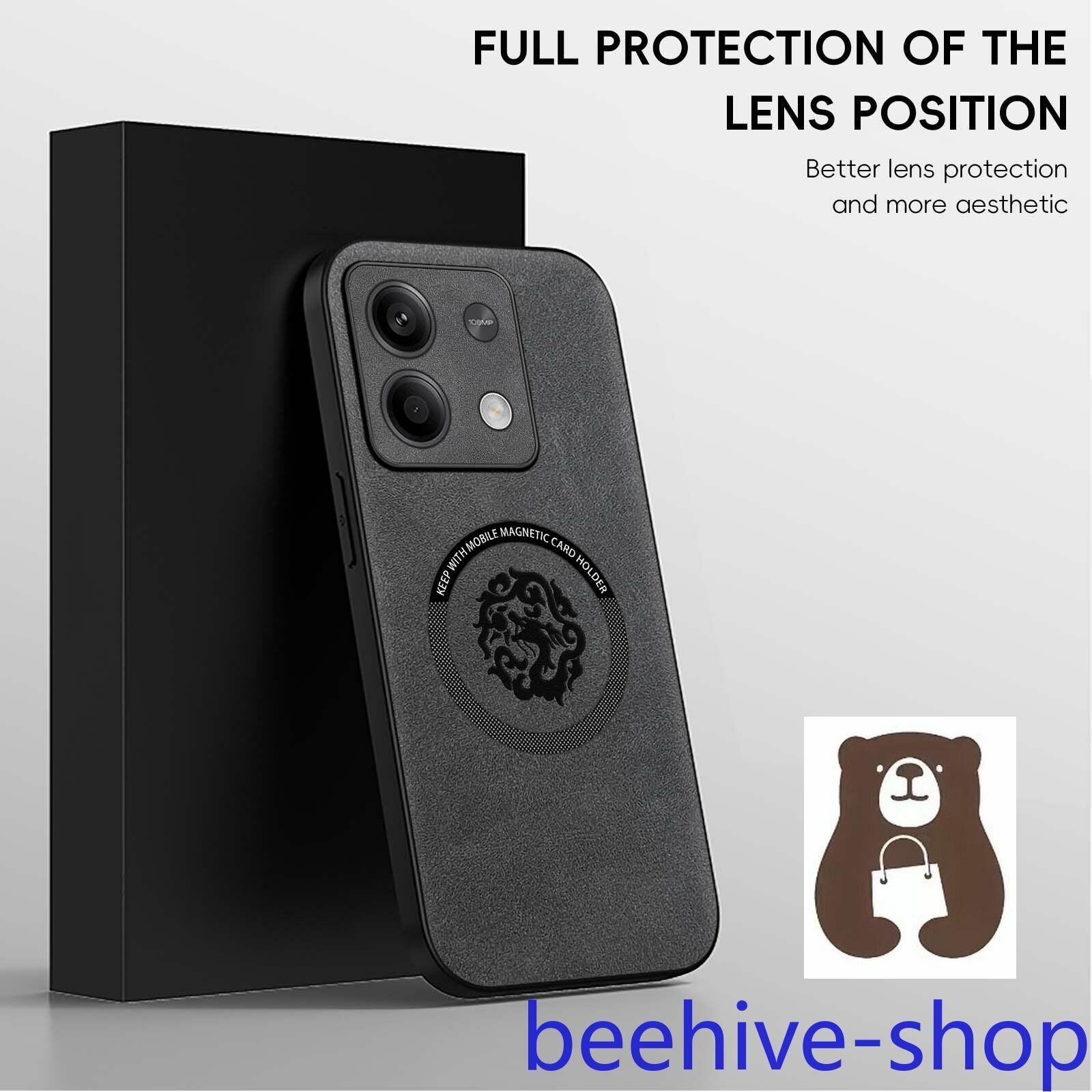 Чехол на Xiaomi Redmi Note 13 5G / Редми Нот 13 5G , Высококачественная кожа/Корпус телефона Redmi Note 13 5G