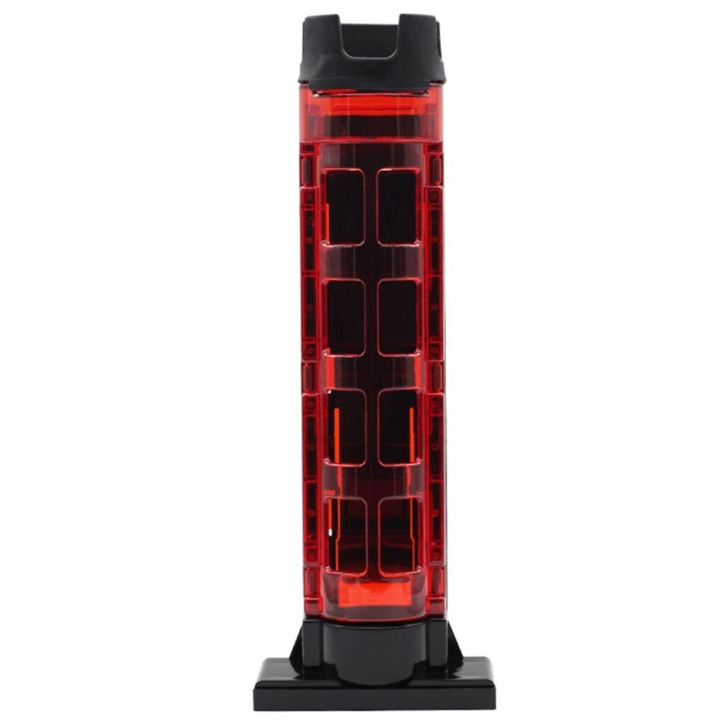 Рыболовный ящик с внешней стойкой для удилищ трубка для удочки-красный