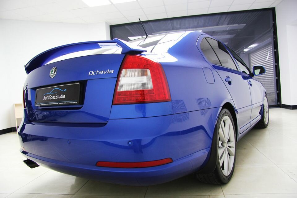Спойлер для Skoda Octavia A5 RS под окрас / Шкода Октавия А5 РС