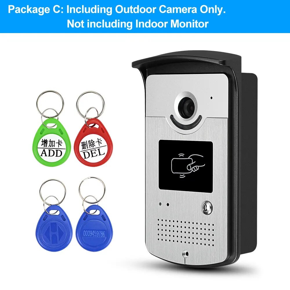 OBO HANDS Проводной видеодомофон 7 дюймов Only Outdoor Camera