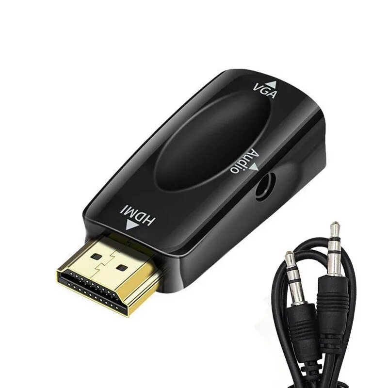 HDMI к VGA переходник с аудио 3,5 мм with 3.5 mm Audio