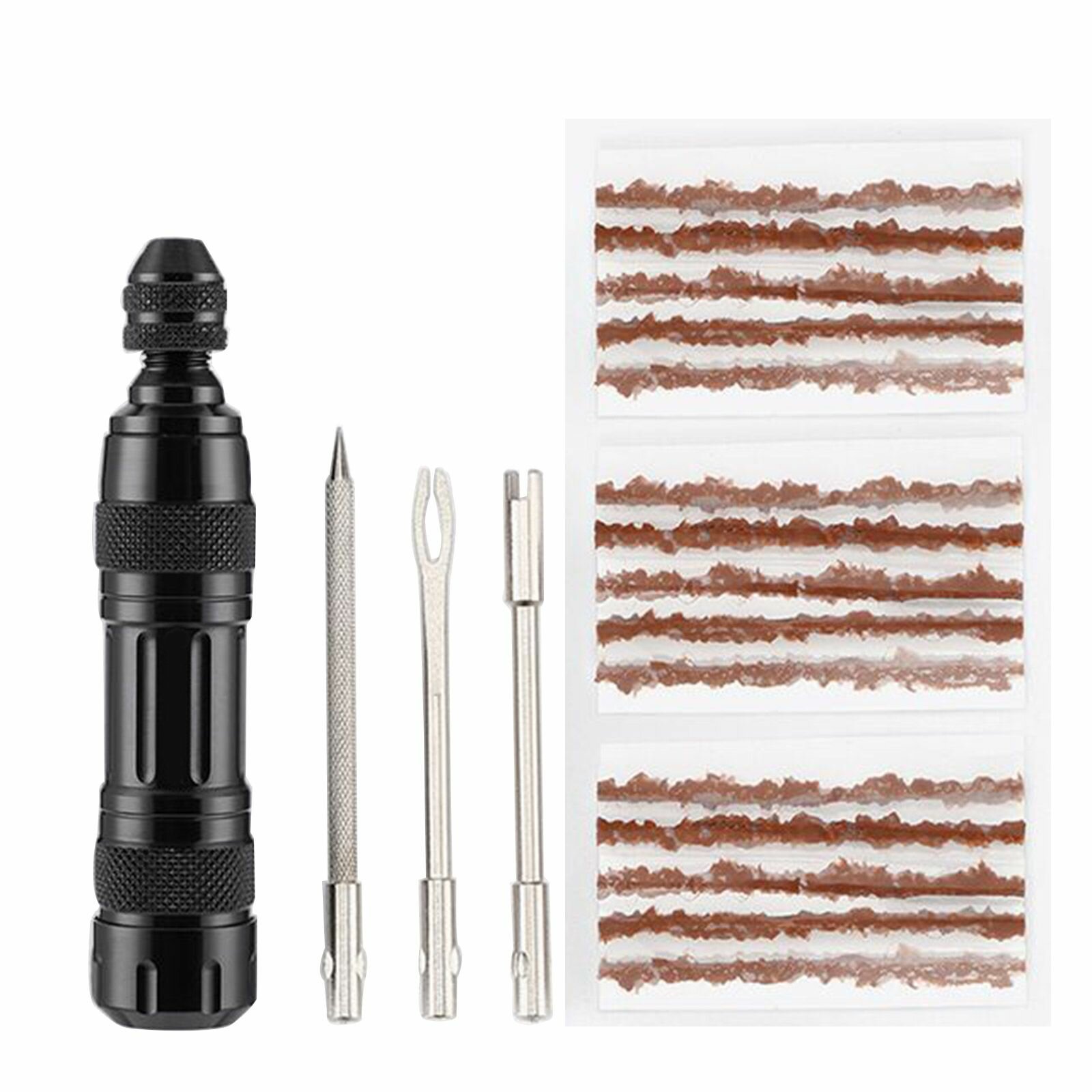 Набор для ремонта шин, Инструмент для ремонта шин для велосипедов и мотоциклов - черная трехкомплектная шина модели 9901, 1 комплект