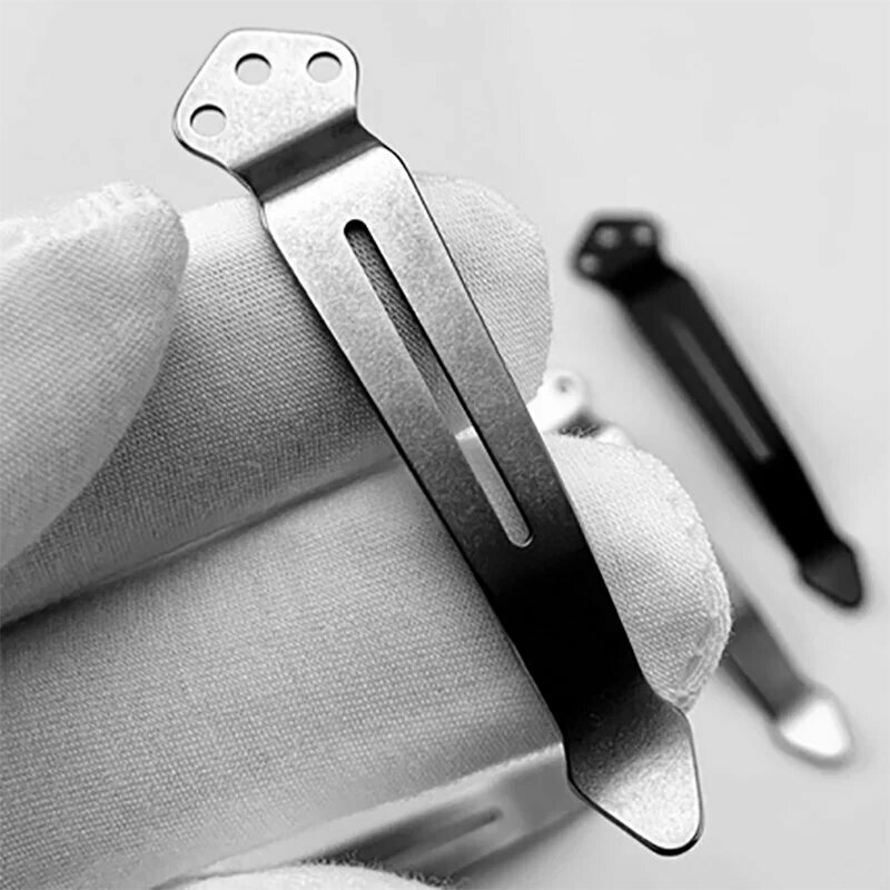 Зажим для ножа Benchmade из титанового сплава Stone Wash