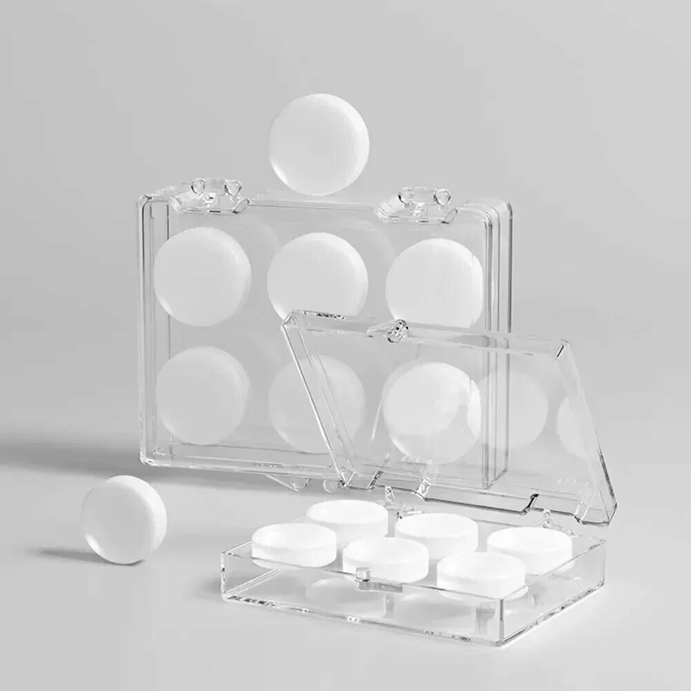 Шумоподавляющие силиконовые беруши 6 шт Белый, White