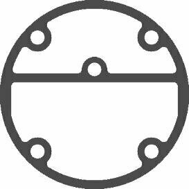 Прокладка Ремеза компрессора W95, V90, W115 клапанной плиты верхняя первой ступени НД паронит