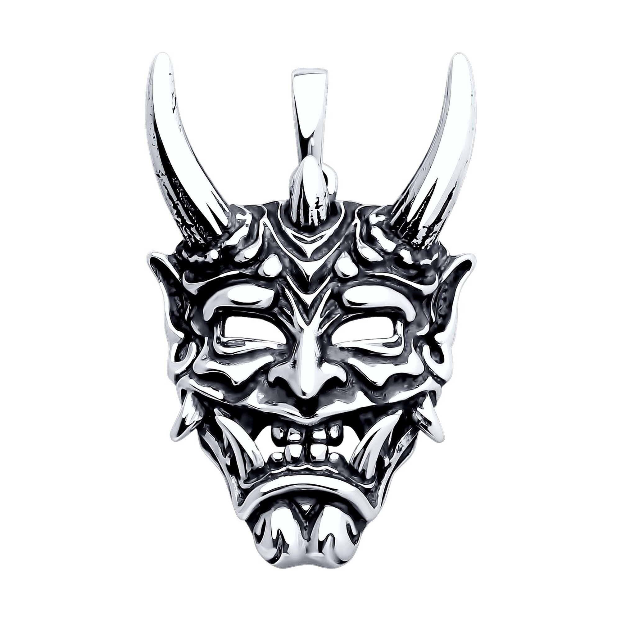 Подвеска, серебро, 925 проба, чернение