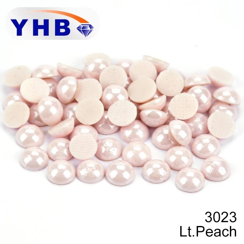 Стразы YHB 3023 Lt Peach, 2-7 мм