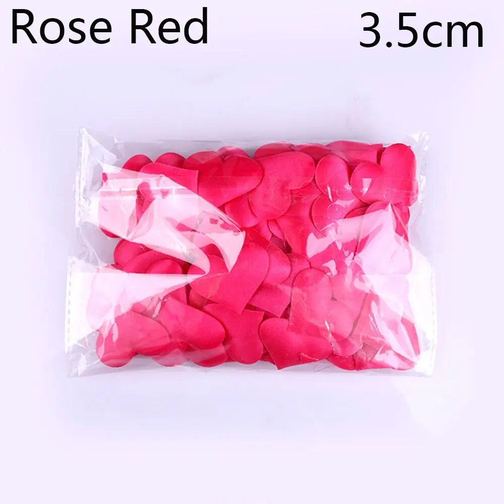 100 шт. декоративные цветы пенобумага для свадьбы Розовый, Rose red-3.5cm