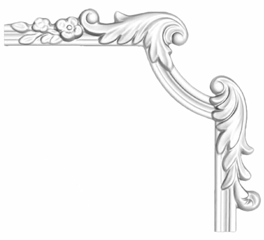 Угол декоративный DECOMASTER 97100-3R (245*245*25мм)