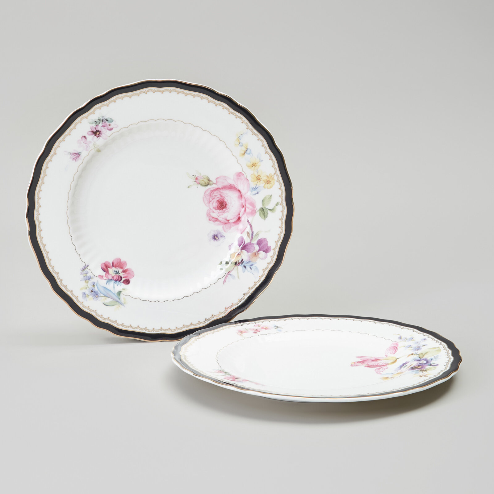 Набор тарелок закусочных lefard nostalgie 2 шт. 20,5 см KSG-590-666