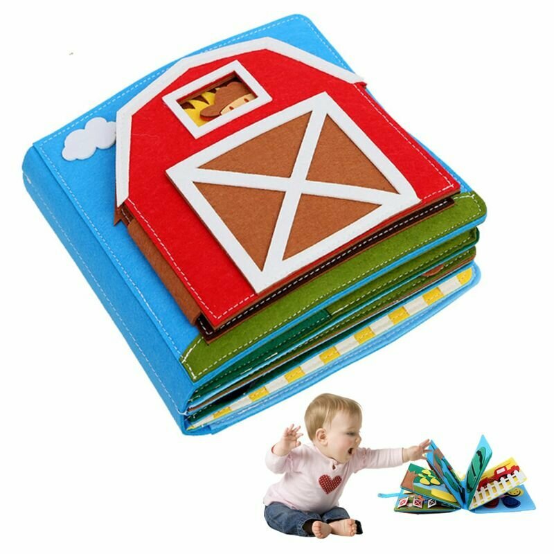 Книжка-игрушка / Книга Из Фетра Для Малышей