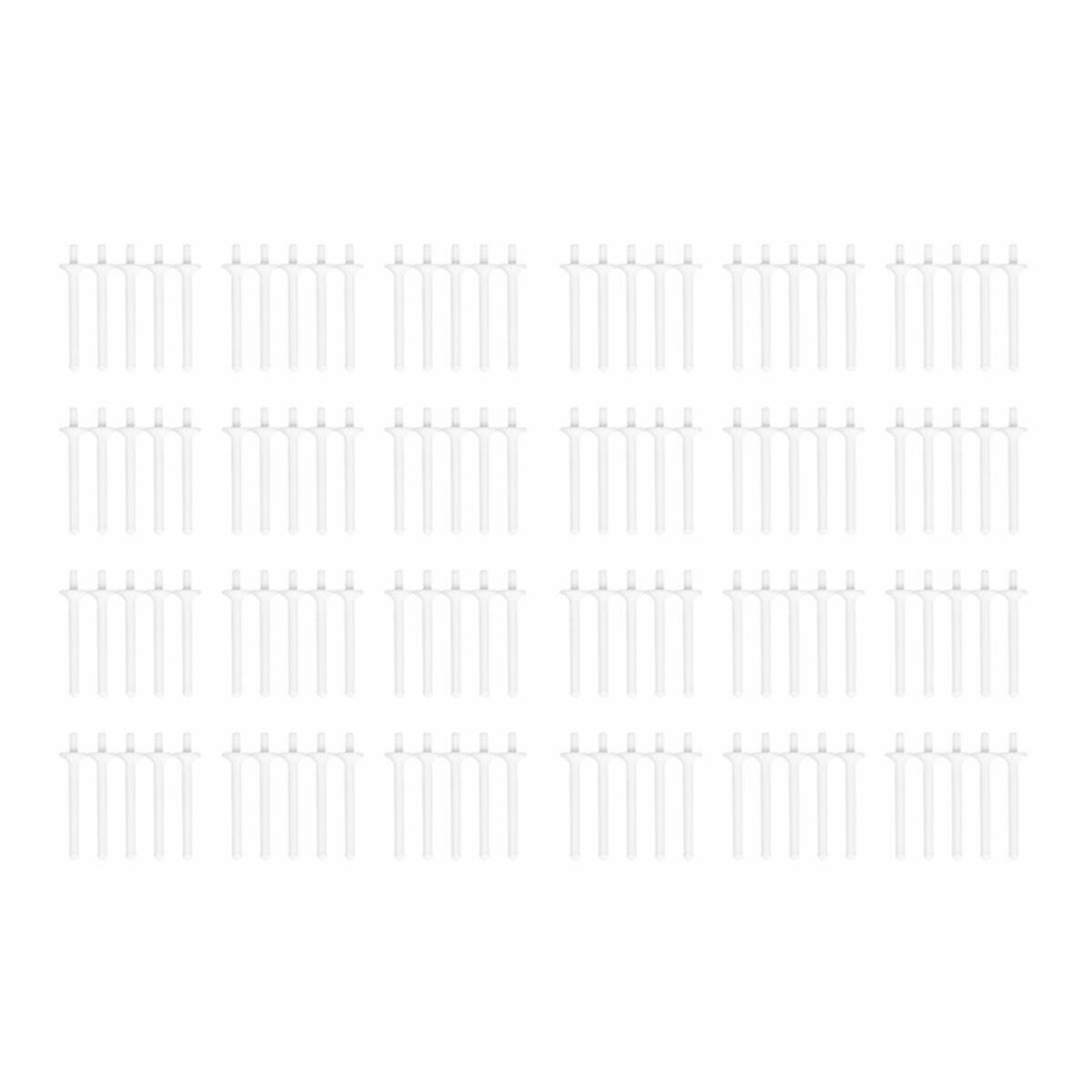 120 шт. Аппликатор для воска для носа, пластиковые шпатели, полоски для восковой депиляции носа, удаление волос в носу и бровей