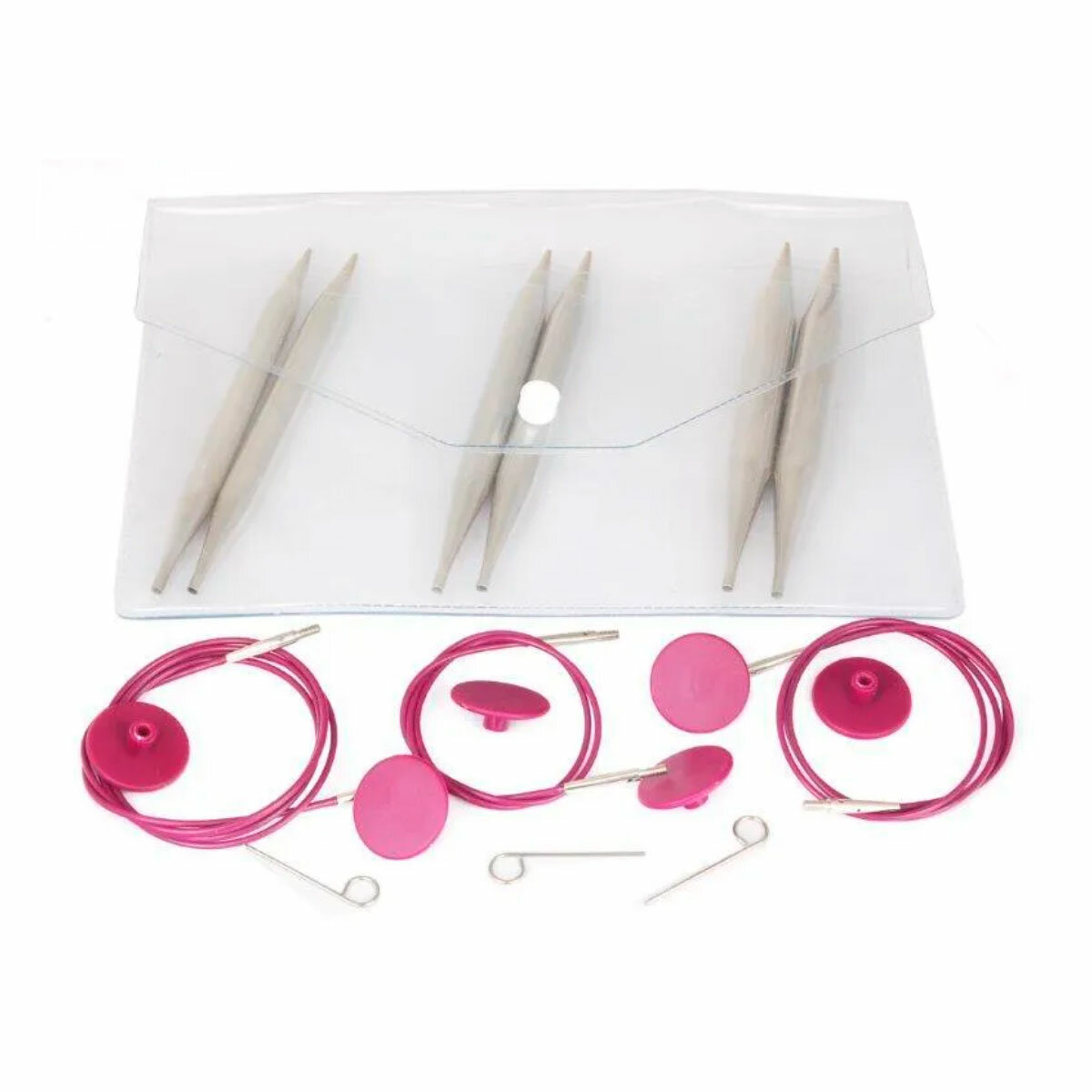 Набор "Starter Set" съемных спиц "Nova Metal", 3 размера, длина 11,5см, KnitPro, 10604