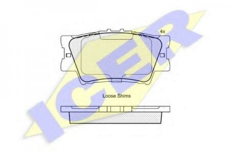 181761 (24338) TOYOTA RAV4/CAMRY 06- R Icer 181761